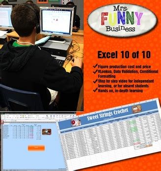 Microsoft Excel 2010 Video Tutorial Lesson 10 Of 10 By Mrs Funny Business