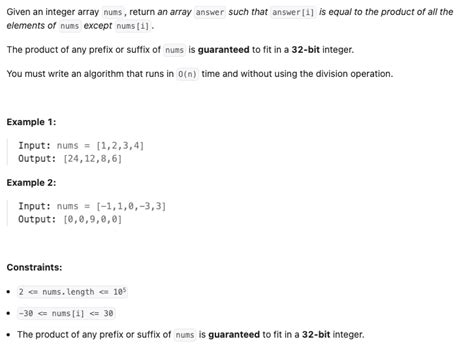 leetcode bài 238 product of array except self giải bằng javascript phá kén