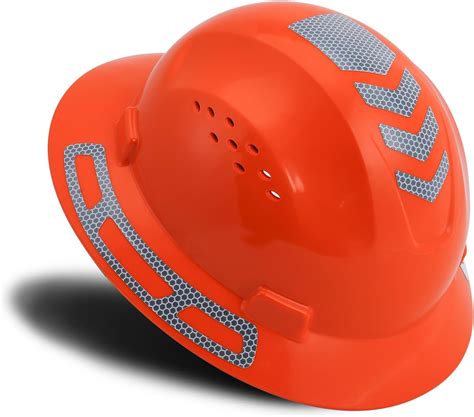 Lohastour Full Brim Hard Hat Safety Helmet Vented Ansi Z891 Approved Osha Hard Hats