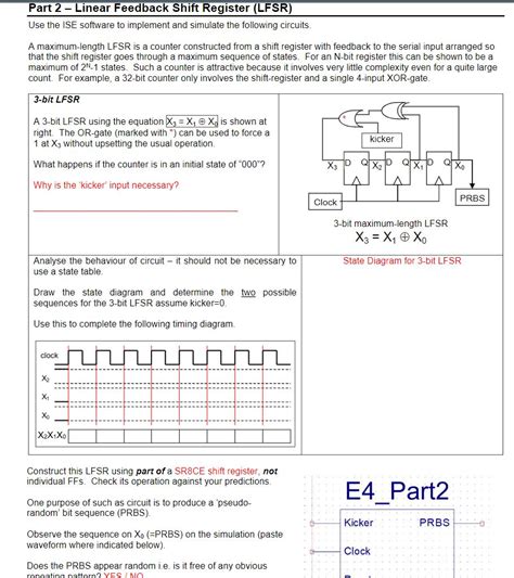 Part 2 Linear Feedback Shift Register Lfsr Use
