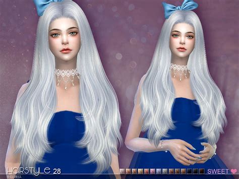 The Sims Resource Sclub Ts Hair Sweet N