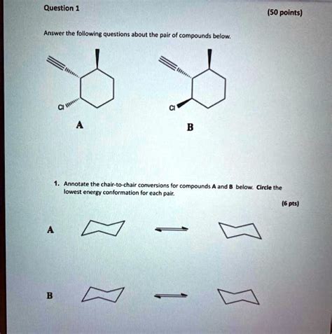 solved answer the following questions about the pair of compounds