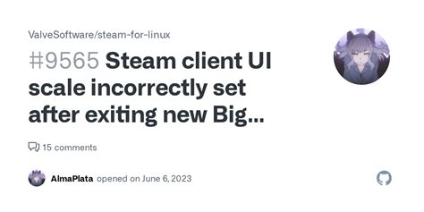 Steam Client Ui Scale Incorrectly Set After Exiting New Big Picture