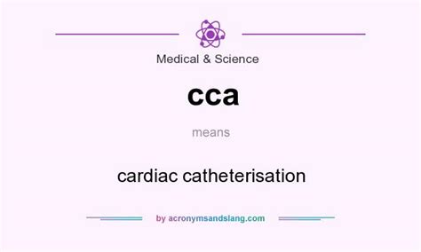 Cca Cardiac Catheterisation In Medical And Science By