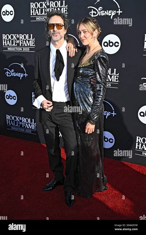 Chris Robinson With Wife Camille Johnson At The 40th Rock And Roll Hall