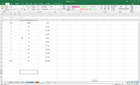Excel怎么统计数据个数 Excel中统计数据个数的方法教程 极光下载站