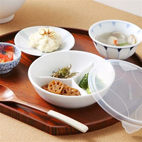 뚜껑 3구 원형 반찬그릇 도자기 접시 감도 깊은 취향 셀렉트샵 29cm