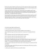 Sugar Water Density Experiment Docx Density Is The Number Of Particles In A Given Volume So
