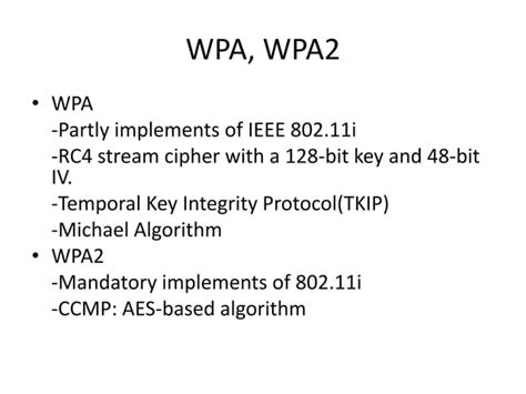 Lm Wireless Security Overview Of Wireless Sec Pptx Free Download