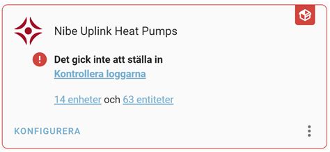 NIBE Uplink API Component Non S Series Page 36 Feature Requests