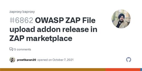 Owasp Zap File Upload Addon Release In Zap Marketplace · Issue 6862