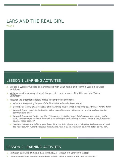 Term 4 Week 2 Learning Activities Pdf