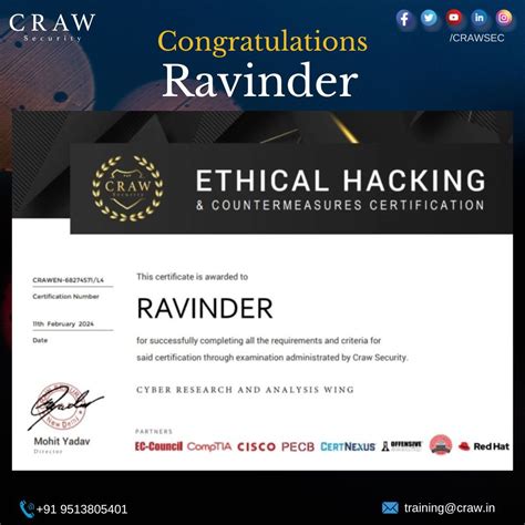 Crawsec Cyberseurity Redhat Networking Endpointsecurity Ceh Ethicalhacker