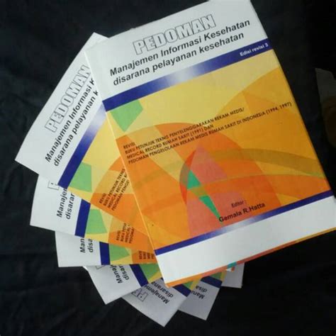 Jual Buku Pedoman And Prosedur Penyelenggaraan Rekam Medis Rumah Sakit
