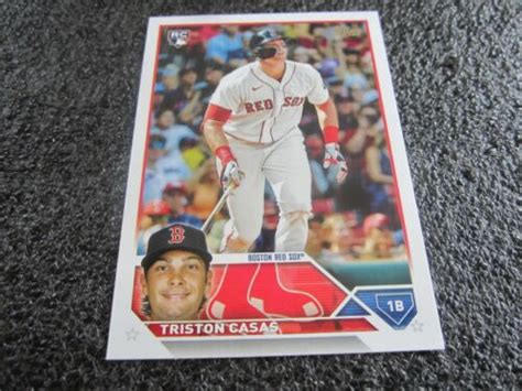 2023 Topps Mlb Series 1 Rookie Triston Casas Red Sox 92 Ebay