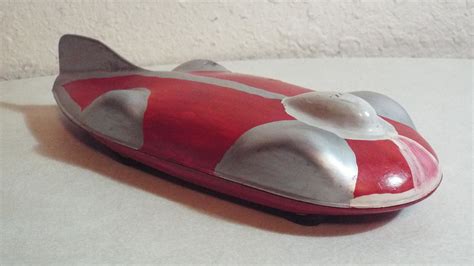 Antique Penco Los Angles 1947 Gadjet Racer Co2 Aluminum Streamline