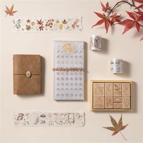 Hinoki ‘into The Fall Mixed Insert Sticker Set Notebooktherapy