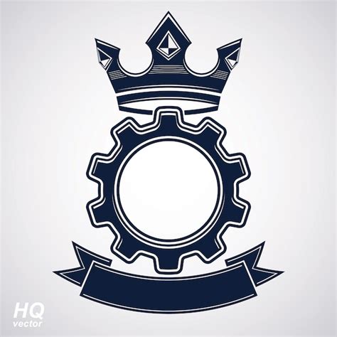Premium Vector Vector Industrial Design Element Cog Wheel With A