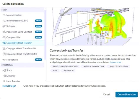 Convective Heat Transfer Analysis Types SimScale