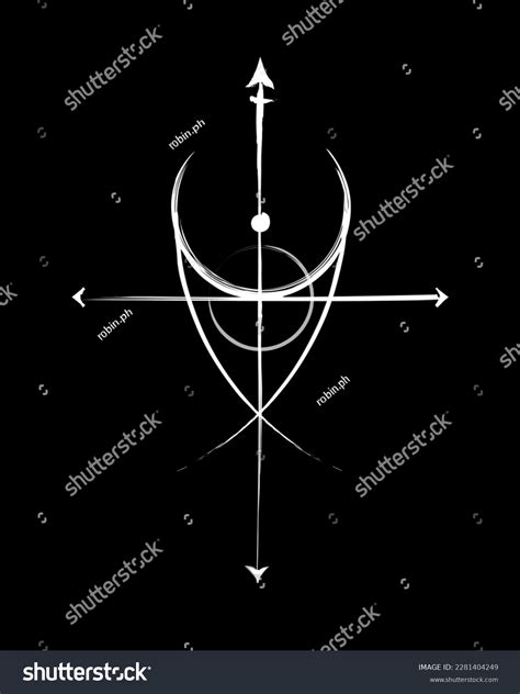 Sigil Protection Divine Magical Amulets Sacred Stock Vector Royalty