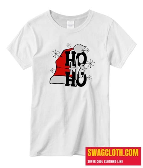 Ho Ho Ho Christmas T Shirt Festive Holiday Tee