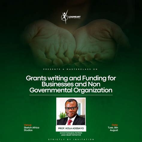 Oloyede Abiodun Michael Proverbial On Linkedin Leadheartinitiative Grantwritingmasterclass…