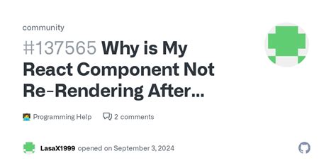 Why Is My React Component Not Re Rendering After State Update