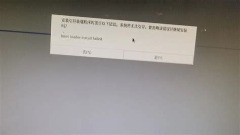 Boot Loader Install Failed Other Openeuler