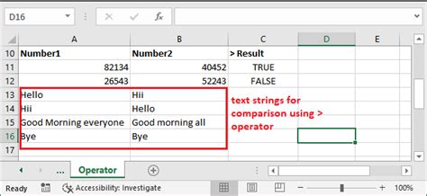 How To Use Logical Operators In Excel Data Comparison Free Online