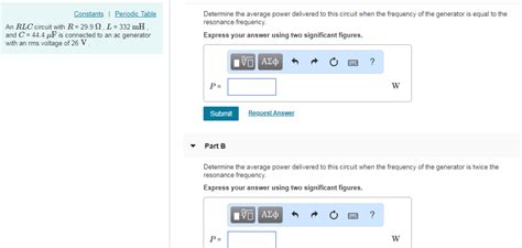 Solved Determine The Average Power Delivered To This Circuit