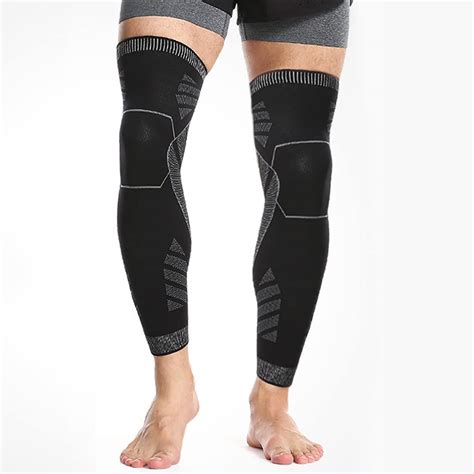Buy Spotbrace Long Leg Compression Sleeves For Men 2 Packfull Leg Sleeve Long Knee Brace Knee