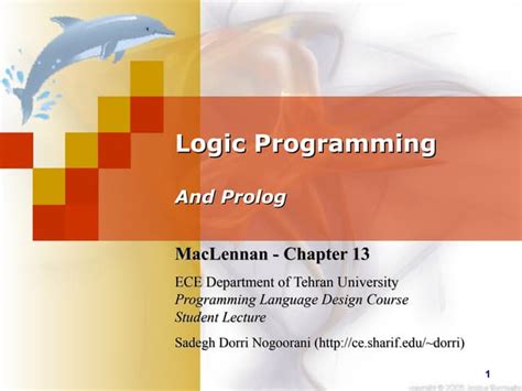 Logic Programming And Prolog Ppt