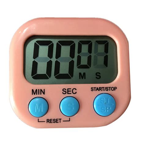 LED Counter Display Digital Timer Kitchen Alarm Clock Manual Electronic Countdown Sports