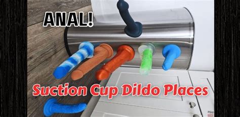 Position A Suction Cup Dildo For Anal Places Plug Size