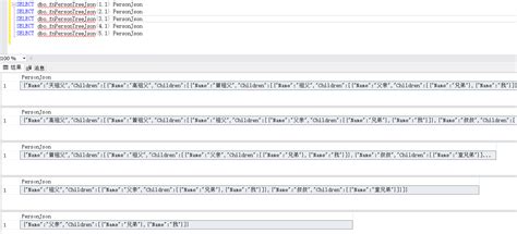 如何使用 Microsoft SQL Server 生成树状 JSON 数据 塞翁失身 博客园