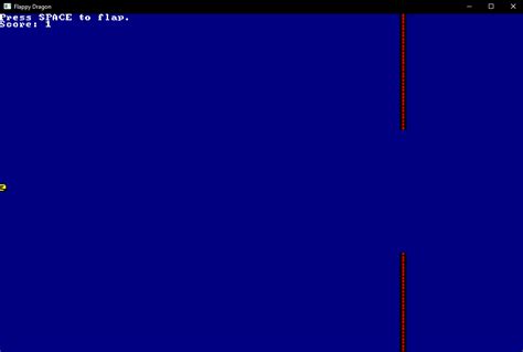Projekt Flappy Bird ASCII