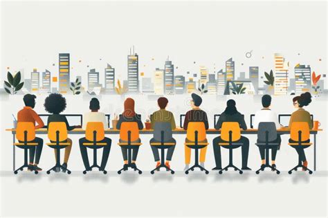 Innovative Team Of Programmers Working On An Advanced Application For A Project Stock