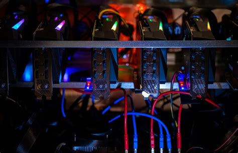 Premium Photo Bitcoin Mining Farm Rig For Mining Cryptocurrency Etherium Litecoin Miner