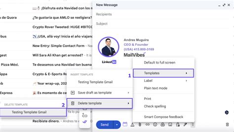 how to delete templates in gmail dec 2023 update mailvibes