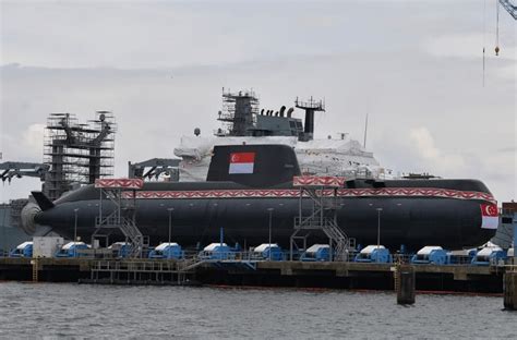 Singapore Has Launched Its Final Invincible Class Submarine Marking A
