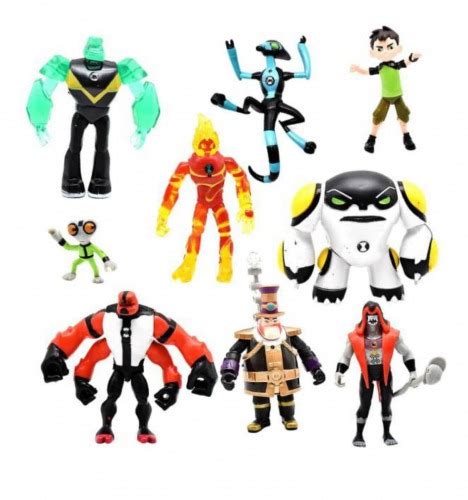 اکشن فیگور شخصیت بن تن بسته ۸عددی آیتم ۱۰۲۹ برترکالا