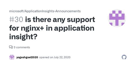 Is There Any Support For Nginx In Application Insight · Issue 30 · Microsoft