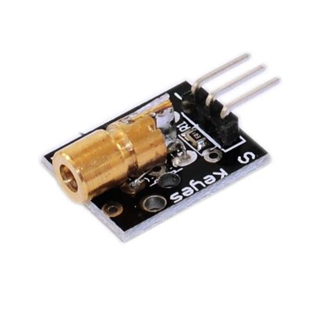 Ky 008 650nm Laser Transmitter Sensor Module 6mm 5v 5mw Red Laser Dot Diode Copper Head For