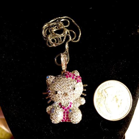 Hello Kitty Jewelry Nwt Hello Kitty Bling Necklace Poshmark