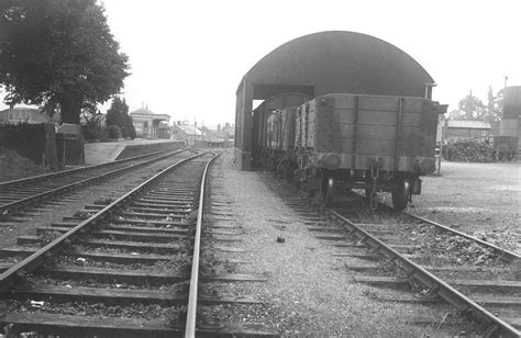 Shipston On Stour Station A 1930s View Of The Station Looking Towards The Buffer Stops With The