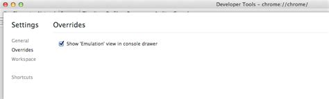 Not Able To Find Emulate Css Media In Google Chrome Stack Overflow