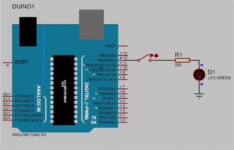 Cara Upload Program Pada Simulasi Arduino Di Proteus Dengan Pemograman Lampu Led Berkedip