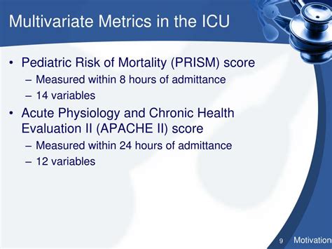 Ppt Multivariate Time Series Analysis For Physiological And Clinical