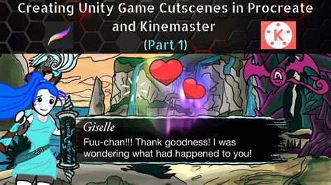 Creating Unity Game Cutscenes In Procreate And Kinemaster Part 1 Youtube