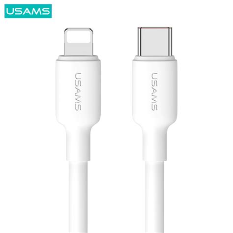 Usams U Sj Type C To Lightning Pd W Charging Data Cable